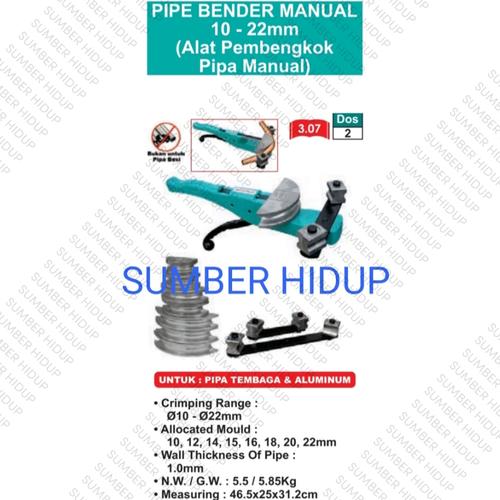 Jual Pipe Bender 10mm-22mm Tube Bending Wipro Swg22 Swg-22 Pembengkok ...