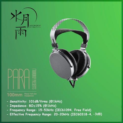 Promo Moondrop Para Over Ear Full-Size Planar Headphones Headset ...