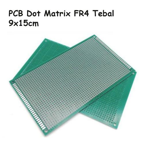 Jual PCB Dot Matrix Hijau 9x15cm FR4 Tebal Fiber Green Lubang - Kota ...