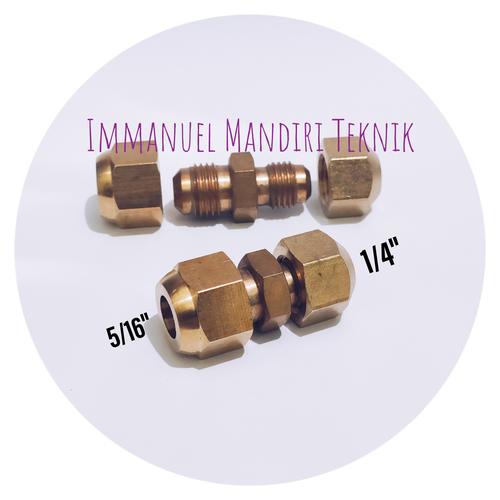 Jual Double nepel AC 5/16 x 1/4 / Reducer nepel pipa AC 5/16 x 1/4 - Set - Jakarta Barat ...