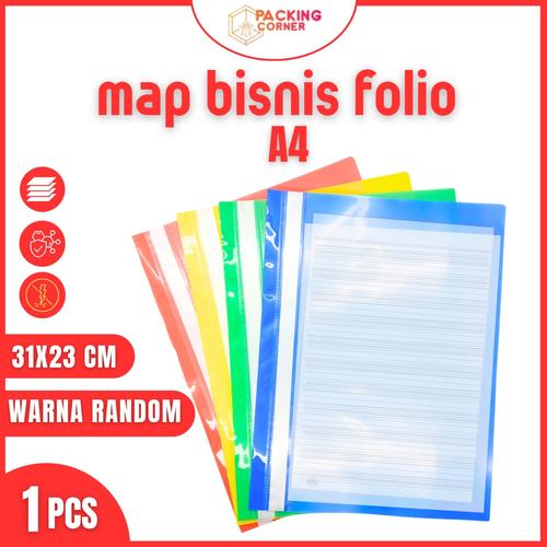 Jual Map Bisnis A4 Folio Map File Dokumen Plastik Snelhekter Folder A4 ...