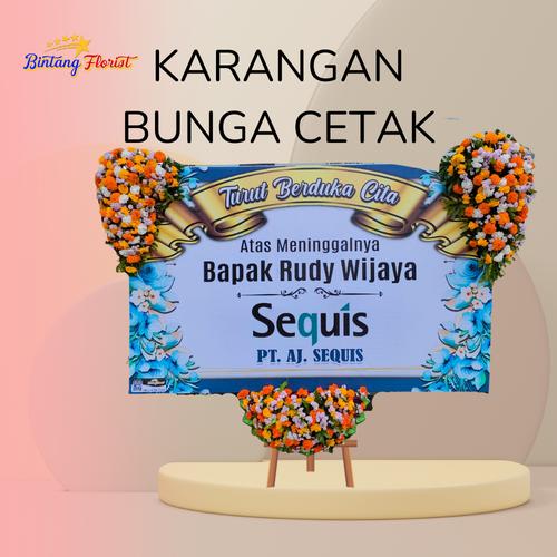 Jual PROMO! Karangan Bunga Papan Cetak Banner Duka Cita Bisa Request ...