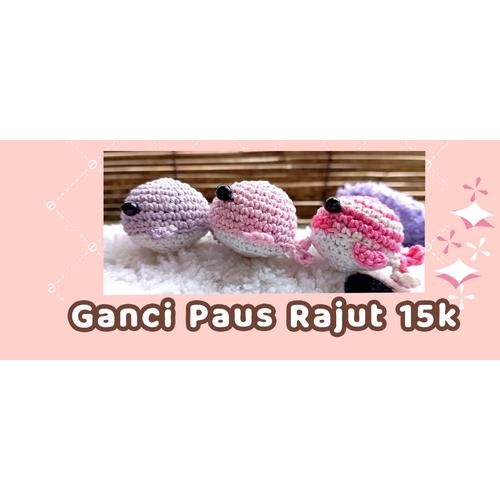 Jual Paus & Gurita Rajut Gantungan Kunci - paus pink - Kota Banjarmasin ...