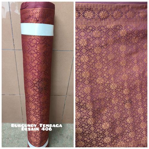 Jual Bahan / Kain songket tenun semi Palembang 0.5 meteran kebaya ...