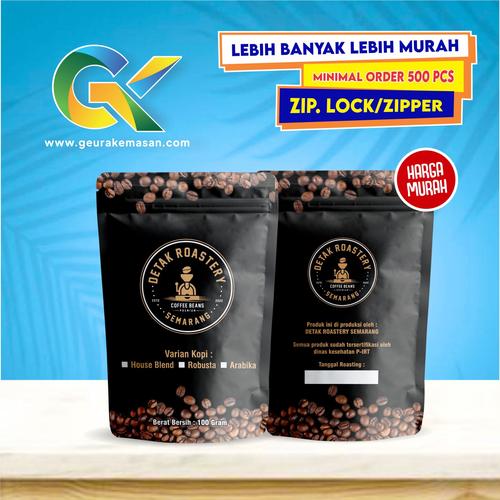 Jual Cetak kemasan standing pouch ziplock custom - Kota Bandung - GEURA ...