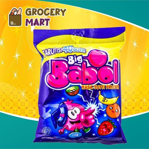 Jual Permen BIG BABOL Rasa Tutti Frutti 132gr (isi40pcs) -1 BUNGKUS ...