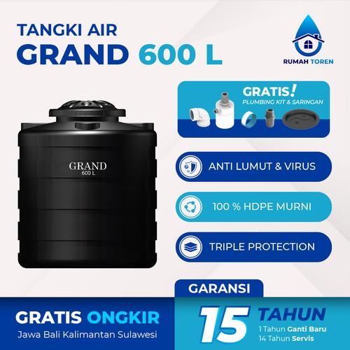 Jual Tangki Tandon Toren Air Grand 600 Liter Anti Lumut Free Ongkir ...