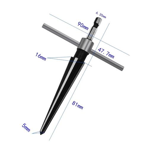 Jual Hand Taper Reamer Mata Bor Pembesar Lubang Countersink - 5-16mm ...