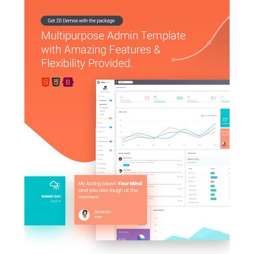 Jual Bootstrap 5 - Elite Admin 6.0 | Premium Admin Dashboard & Landing Page - Kab. Gresik ...