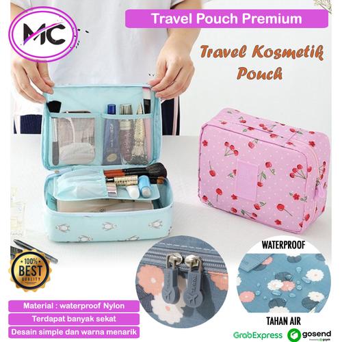 Jual Travel Pouch Bag Organizer Koper Sekat Tas Penyimpanan Kosmetik ...