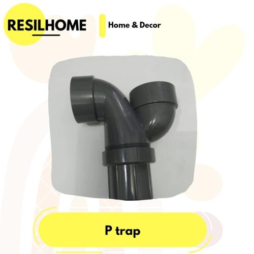 Jual pipa sambungan p trap rucika 2 inch pipa air p trap wastafel ...