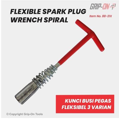 Jual Grip-On T-Socket Spark Plug Wrench (Spiral) 16 18 21 Mm Kunci Busi ...
