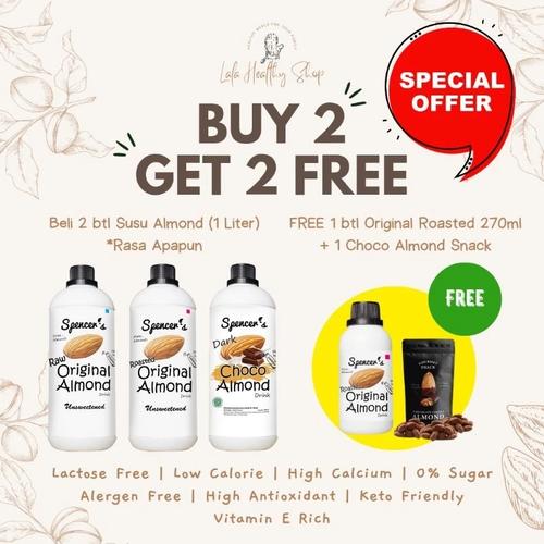 Promo SPENCER'S SUSU ALMOND SUGAR FREE ASI BOOSTER HIGH CALCIUM LOW ...
