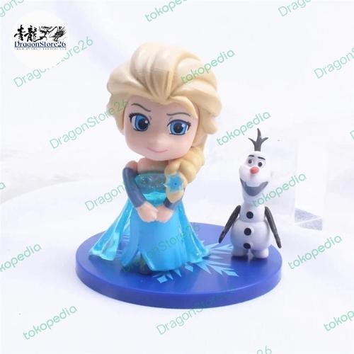 Jual Topper Princess Elsa dan Olaf Hiasan Kue Ulang Tahun / Cake Topper ...