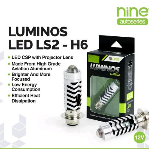 Jual LAMPU LED DEPAN MOTOR H6 LS2 LUMINOS NINE LASER HI LOW DC DOUBLE COLO - PROTPER LS2 H6 ...