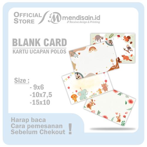 Jual Kartu Ucapan Kosong - Blank Card - Greeting Card - Kartu Ucapan ...