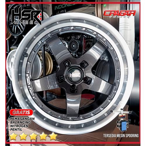 Jual Velg Racing Mobil Innova zenix accord Civic Crv HSR Bob grey ring 18 - Jakarta Pusat ...
