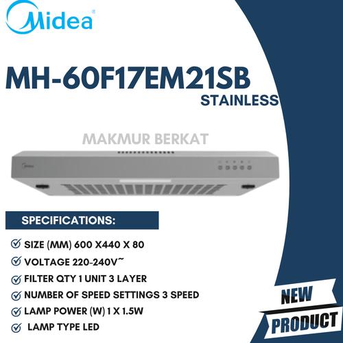 Jual Cooker Hood Midea MH60F17EM21SB stainless - Jakarta Barat - Makmur ...