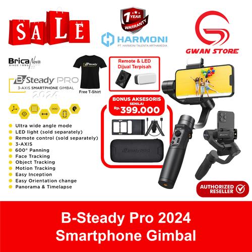 Promo Brica B-Steady 2024 BSteady PRO 3 Axis Smartphone Gimbal ...