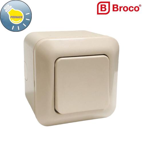 Jual Saklar Engkel Outbow BROCO Gracio Single Switch - Cream - Kab ...