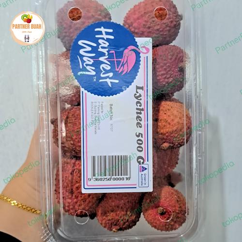 Jual Buah Leci Australia Fresh Manis | Leci Merah Australia 500 Grm ...