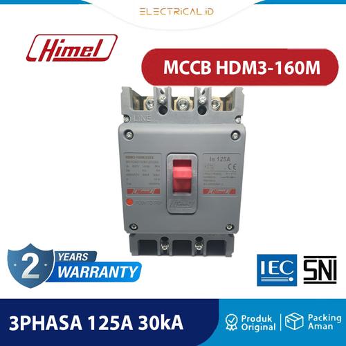 Jual MCCB HIMEL 30kA 3P 100A, 125A, 140A, 160A, 180A, 200A, 225A, 250A ...
