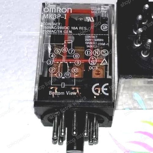 Jual Relay OMRON MK3P MK3P - I 220V Kaki 11 Pin - Soket - Jakarta Pusat ...