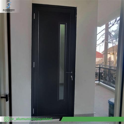 Jual Pintu Aluminium Daun ACP + Kaca Mati Alexindo - Hitam, 70x200 ...