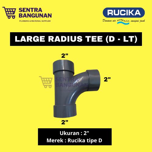 Jual TIPE D LARGE RADIUS TEE (D-LT) 2" / TY 90 / TEE Y RUCIKA D 90 DRAJAT - Jakarta Timur ...