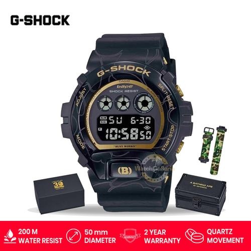 Promo Jam Tangan Casio G-Shock x BAPE GM-6900BAPE-1 LIMITED Original ...