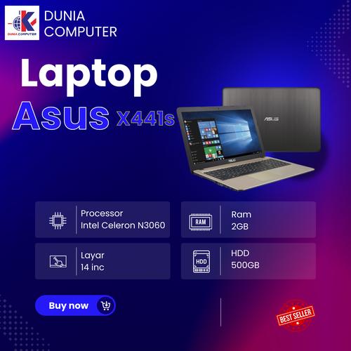 Jual Laptop Asus X441S Second Murah Ram 2GB/HDD 500GB Normal dan Siap ...
