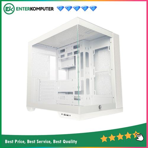 Promo Casing PC CUBE GAMING KNOMA WHITE - ATX Gaming Case - Tempered Glass Cicil 0% 3x - Jakarta ...