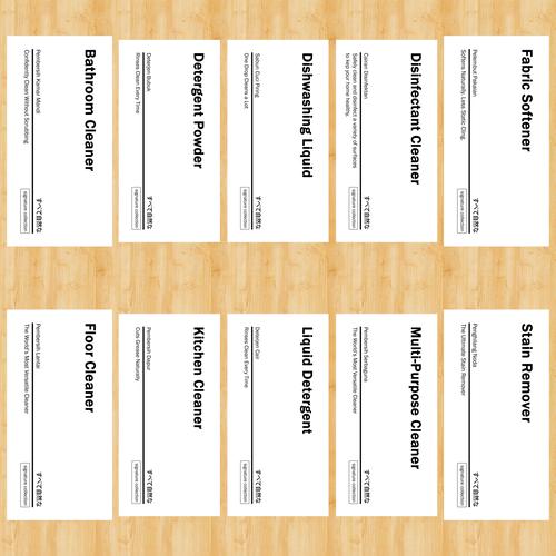 Jual Stiker Vinyl 6x12cm Sticker Label Botol Sabun Cuci Piring Home ...