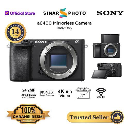 Promo Sony Digital Camera Alpha 6400 Body Only Black - BODY Cicil 0% 3x ...