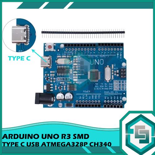 Jual ARDUINO UNO R3 ATMEGA328P SMD CH340 TYPE-C TIPE C - Kota Bandung ...