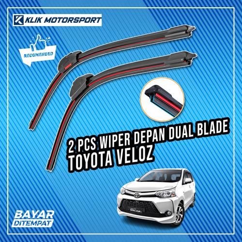 Jual Dual Wiper Blade Toyota Avanza Veloz 2011 - 2016 Wiper Mobil Isi 2 ...