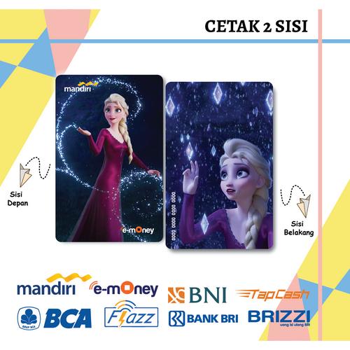 Jual KARTU EMONEY MANDIRI BCA BNI BRI Movie Frozen Elsa Disney -2SISI ...