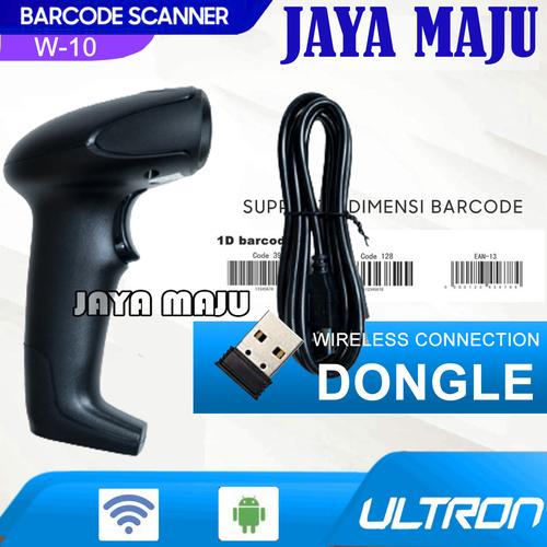 Jual WIRELESS 1D LASER SCANNER BARCODE ULTRON W10 ANDROID - WINDOWS USB ...