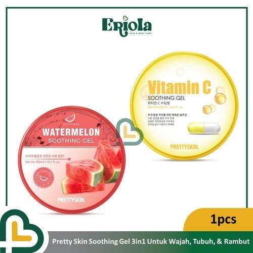 Jual Pretty Skin Korea Vitamin C & Watermelon Soothing Gel Pelembab ...