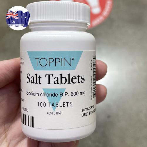 Jual Toppin Salt Tablet 600mg / 100 Tablets Australia - Kota Surabaya ...