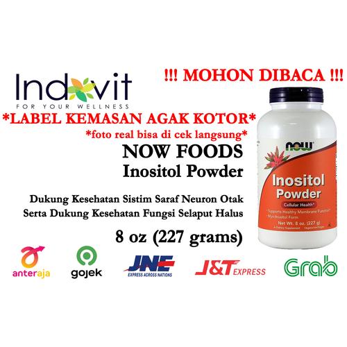 Jual Now Foods Inositol Powder (227 g) Now Inositol Powder Ori USA ...