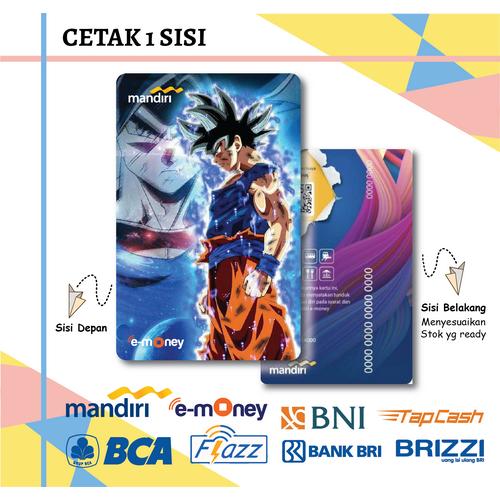 Jual KARTU EMONEY MANDIRI BCA BNI BRI GOKU Dragon Ball Z 3 - 1 SISI ...