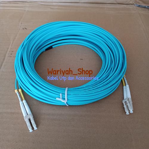 Jual Patch Cord FO OM4 LC-LC Duplex Multimode OM4 Kabel 2mm Panjang ...
