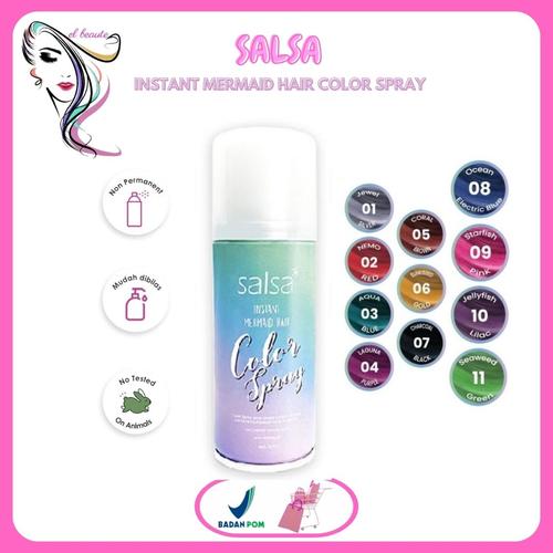Jual SALSA Instant Mermaid Hair Color Spray - Kota Tangerang - el ...