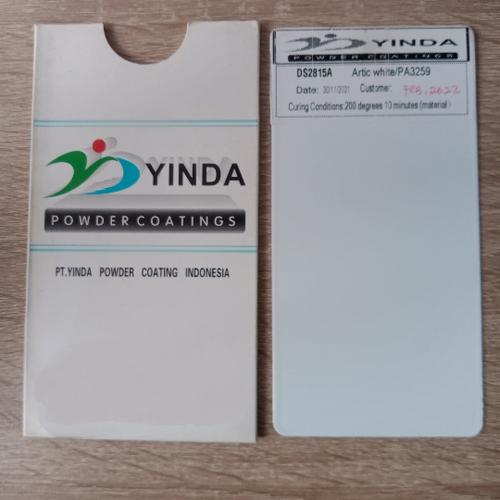 Jual Cat powder coating Yinda "Artic white" DS2815A - Kota Tangerang ...