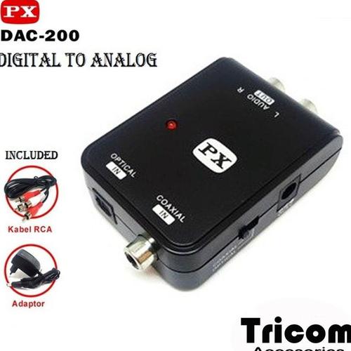 Jual XY PX DAC-200 Converter Digital Optic to Analog RCA Audio High ...
