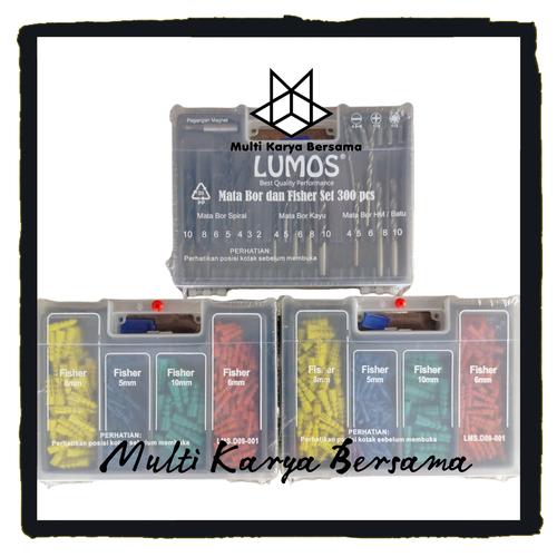 Jual mata bor set plus fisher 300pc mata bor kayu besi beton dan mata ...