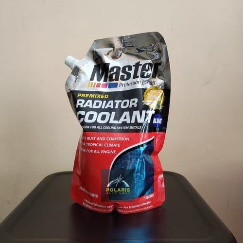 Jual Air Radiator Coolant Master Warna Biru 1 Quartz / 946 ml - Kota ...