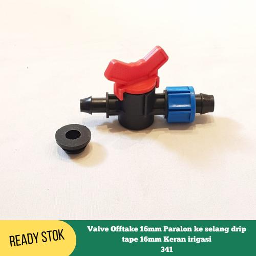 Jual Valve Offtake 16mm Paralon ke selang drip tape 16mm Keran irigasi ...