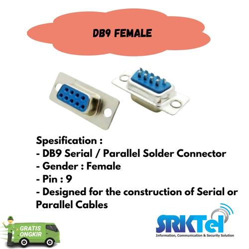 Db9 Connector DB9 RS232 Female Connector In Pakistan 9 Pin Female To ...